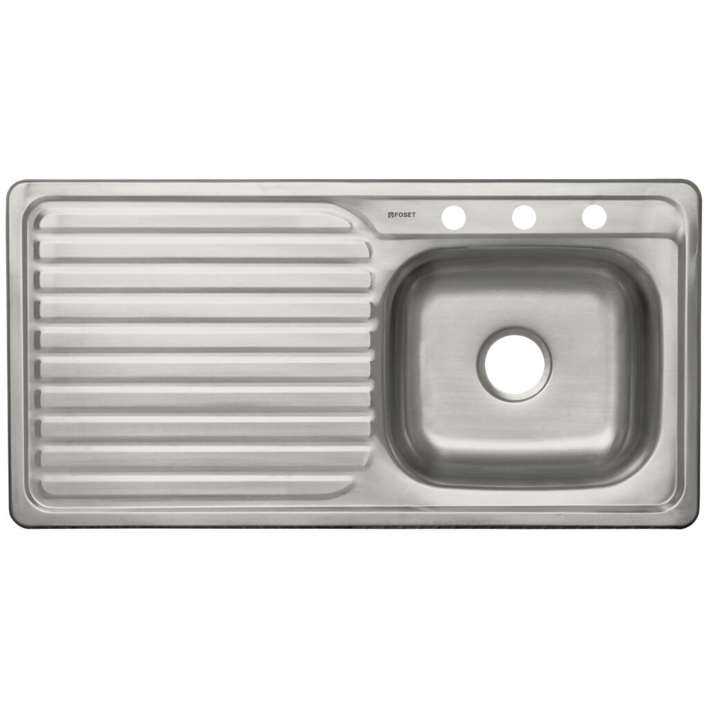 Código: 49172 Tarja de empotrar 100 x 50 cm tina derecha, FOSET TA ...